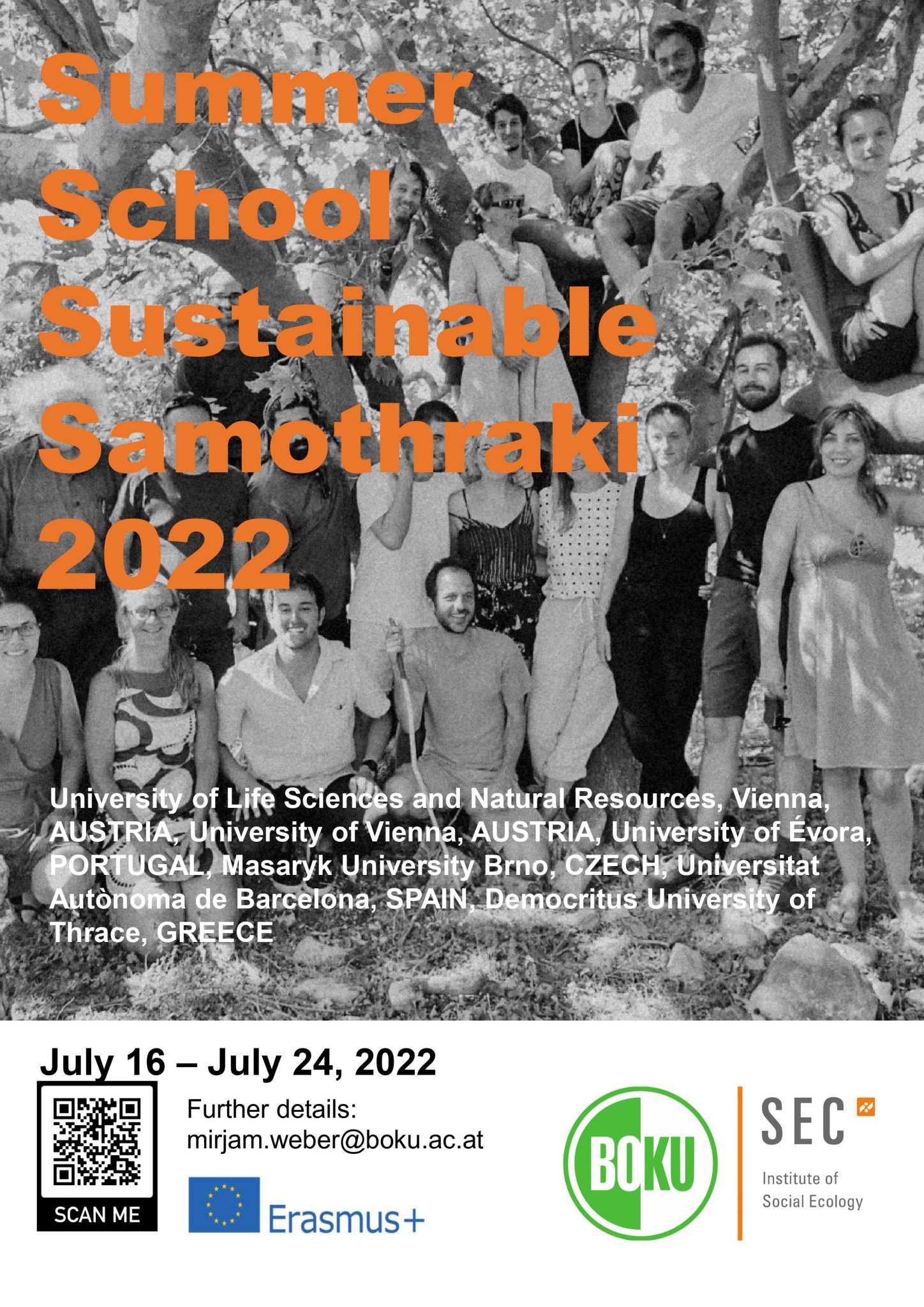 ERASMUS Summer School | Τμήμα Δασολογίας και Διαχείρισης Περιβάλλοντος ...
